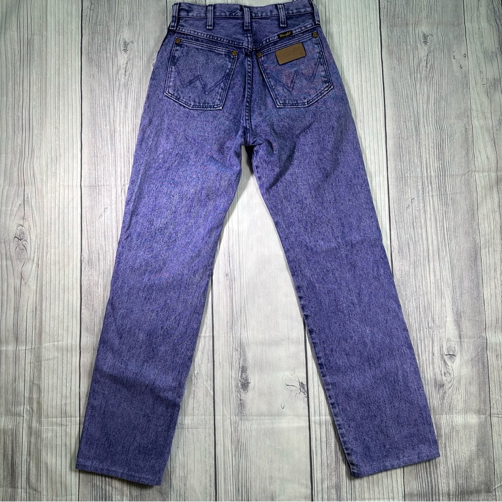 Vintage Wrangler Purple Acid Wash Denim Jean - Gem